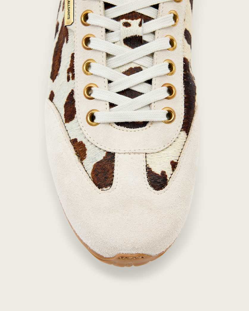 Liam Cowhide Trainers COW PRINT | ALLSAINTS